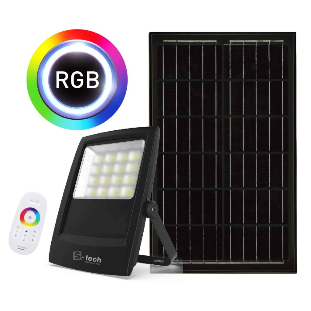 60w Solar RGB Flood Light | S-Tech
