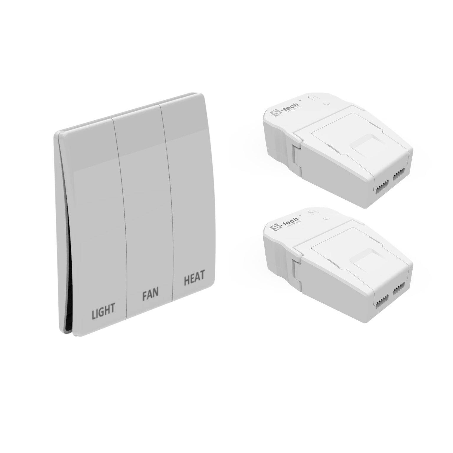 Wireless Switch - 3-in-1 Bathroom Kit | S-Tech